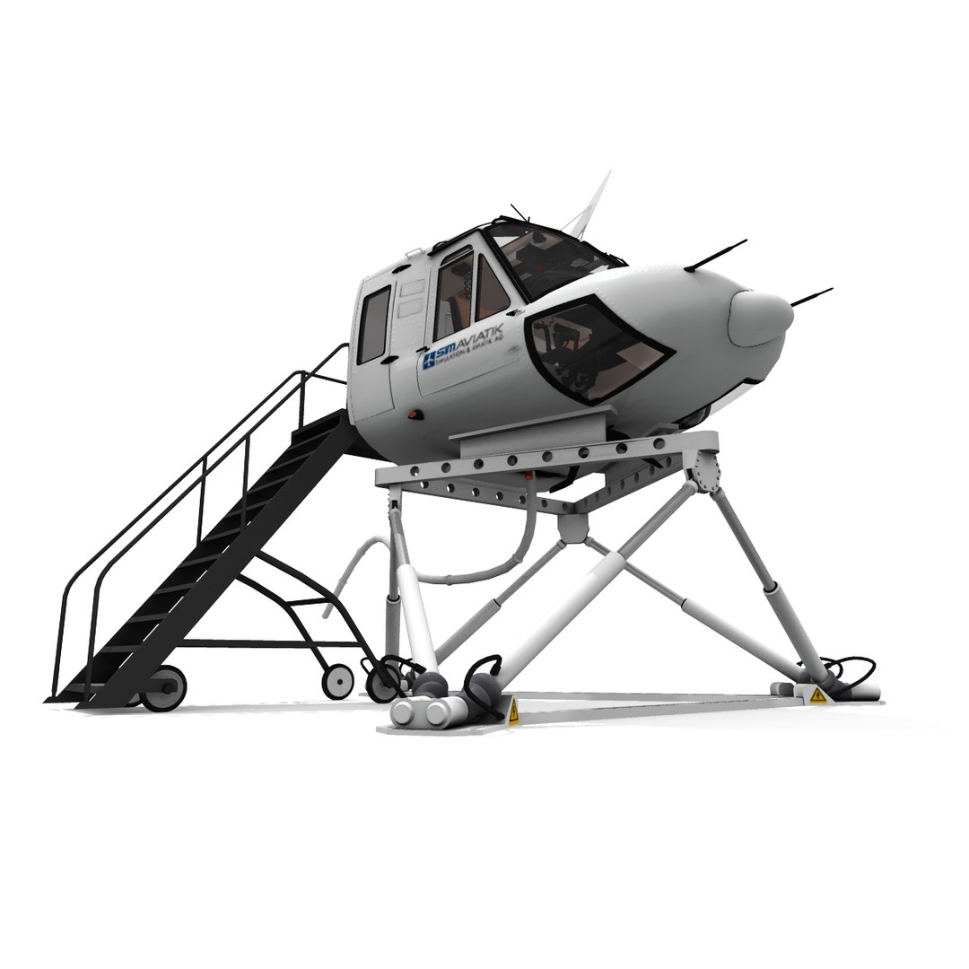 3ds Max Bell 412 Simulator