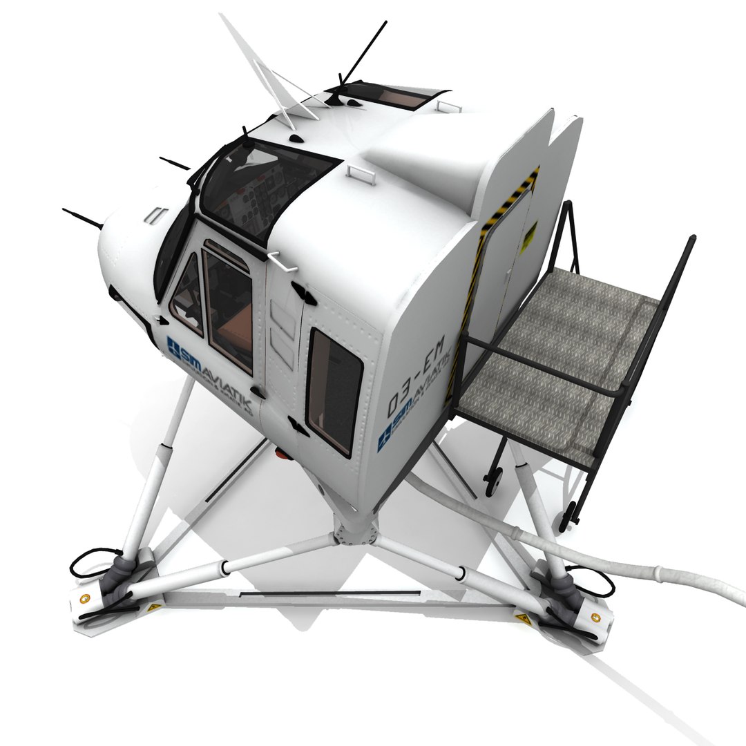 3ds Max Bell 412 Simulator