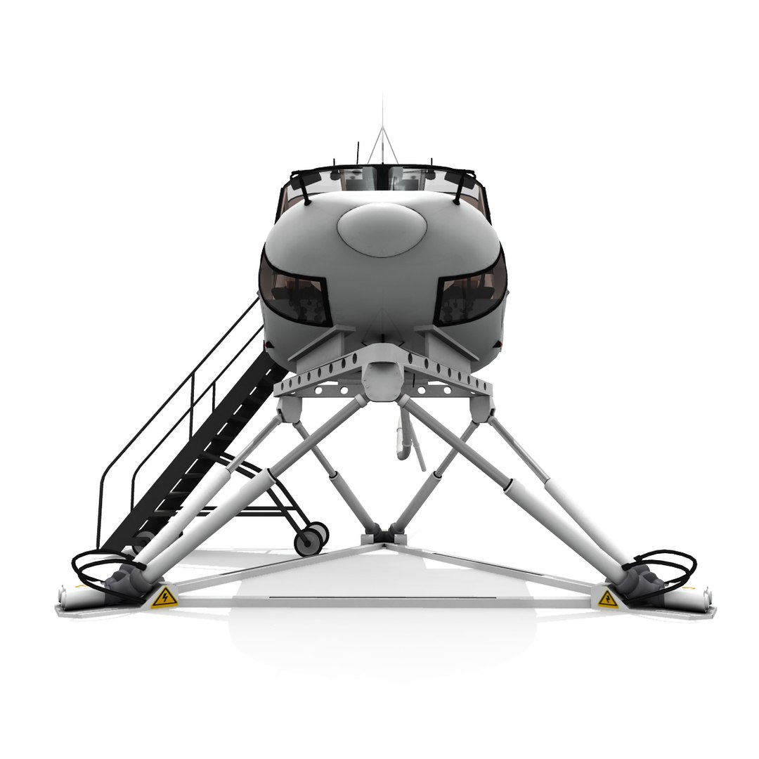 3ds Max Bell 412 Simulator