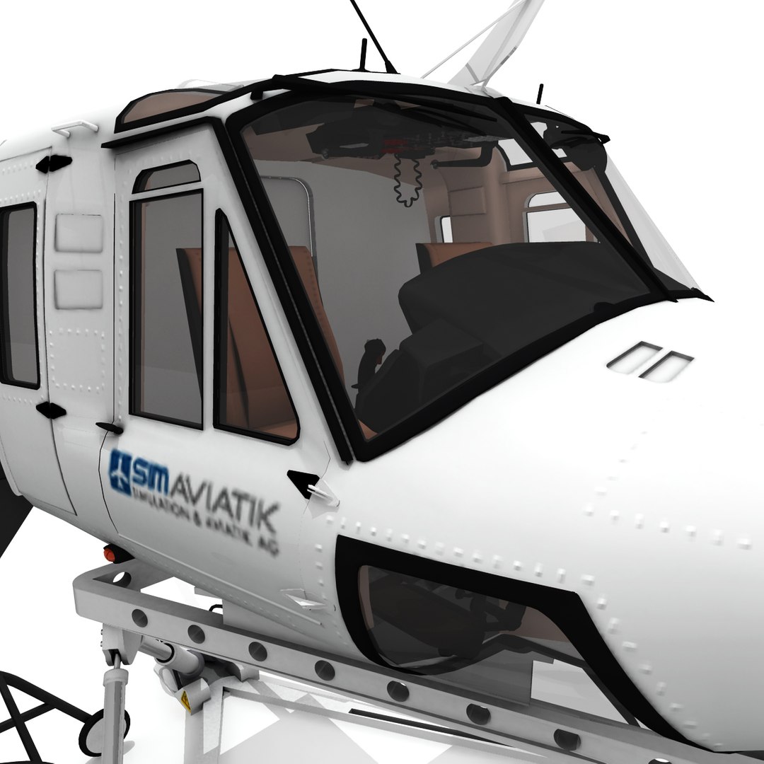 3ds Max Bell 412 Simulator