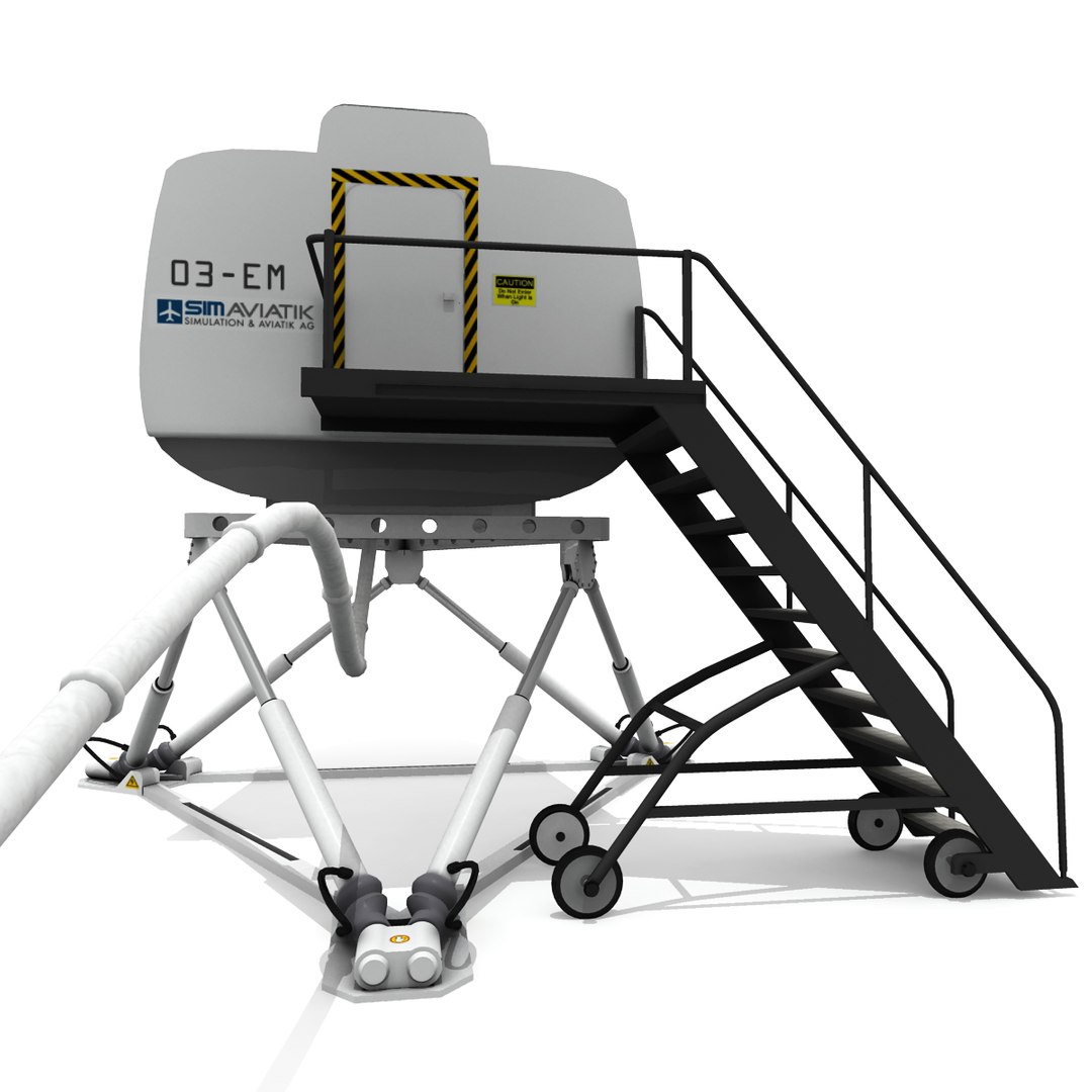 3ds Max Bell 412 Simulator