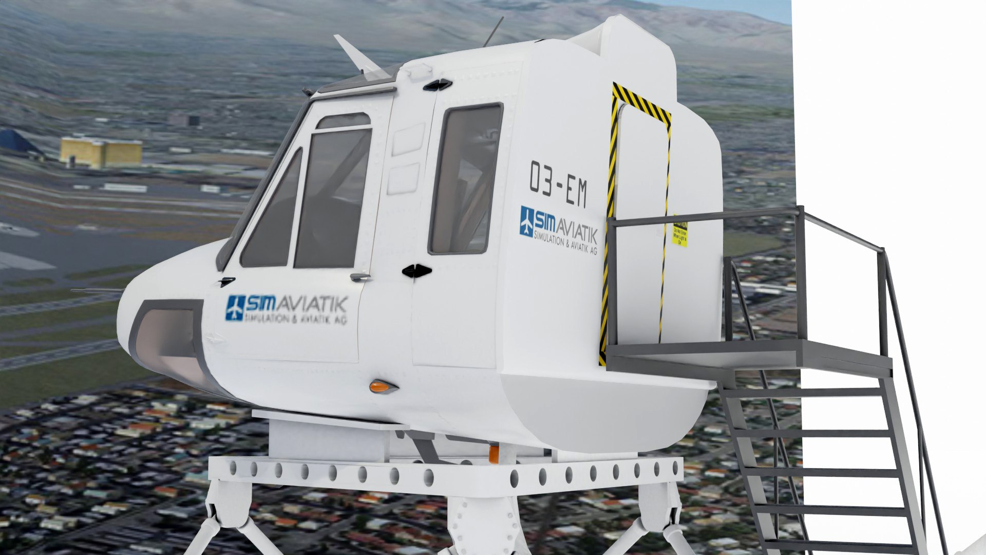 3ds Max Bell 412 Simulator