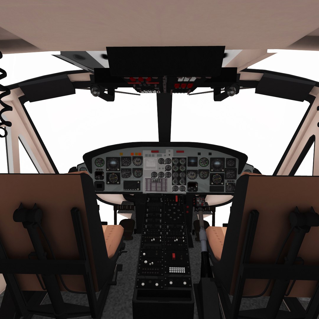 3ds Max Bell 412 Simulator