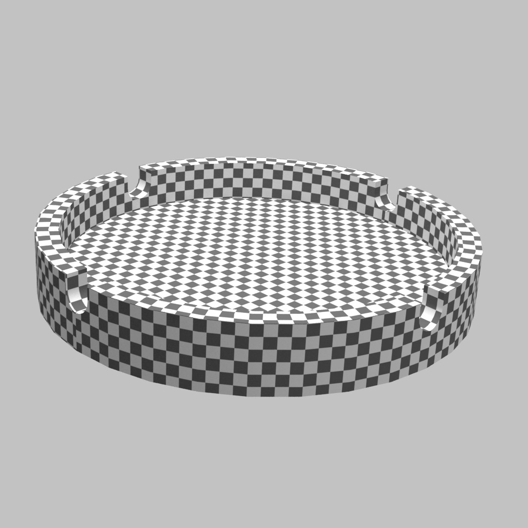 Ash Tray Ashtray 3D Model - TurboSquid 1465667