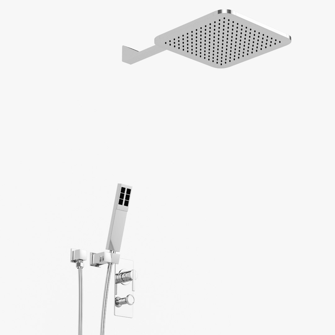 3d Shower Set Rem Zazzeri Model
