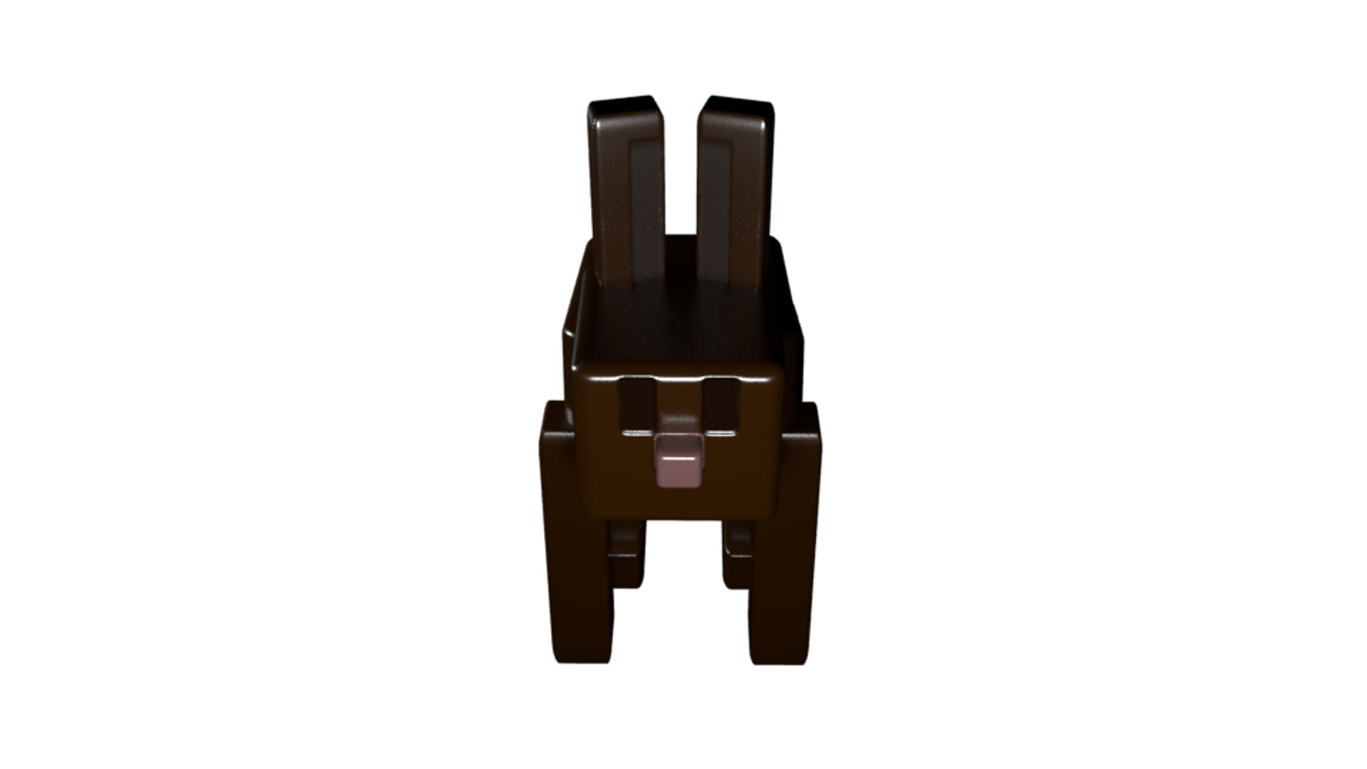 Rabbit Minecraft 3D - TurboSquid 1590390