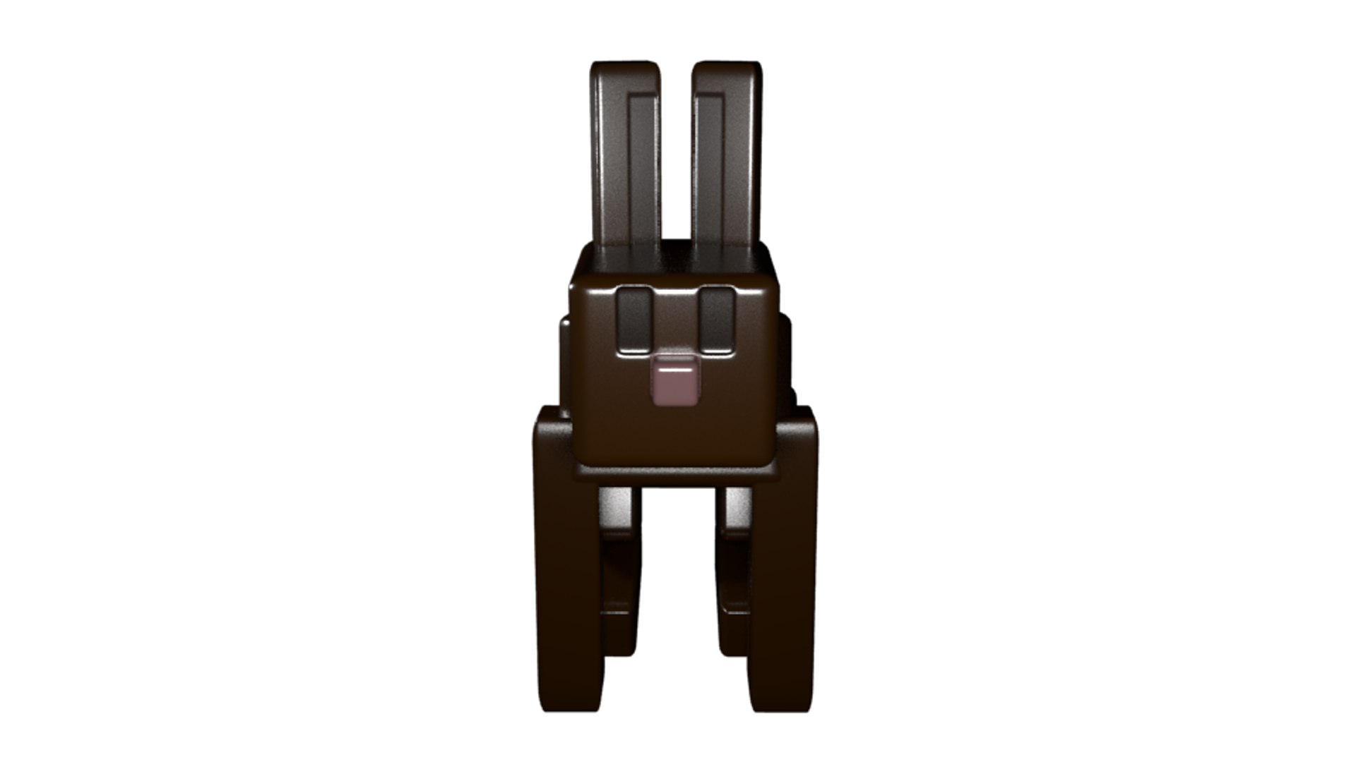 Rabbit Minecraft 3D - TurboSquid 1590390