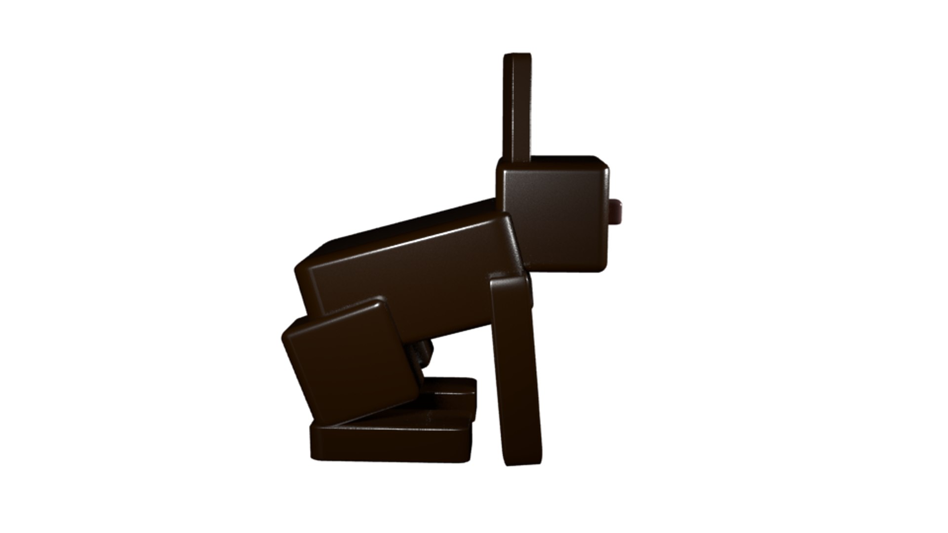 Rabbit Minecraft 3D - TurboSquid 1590390