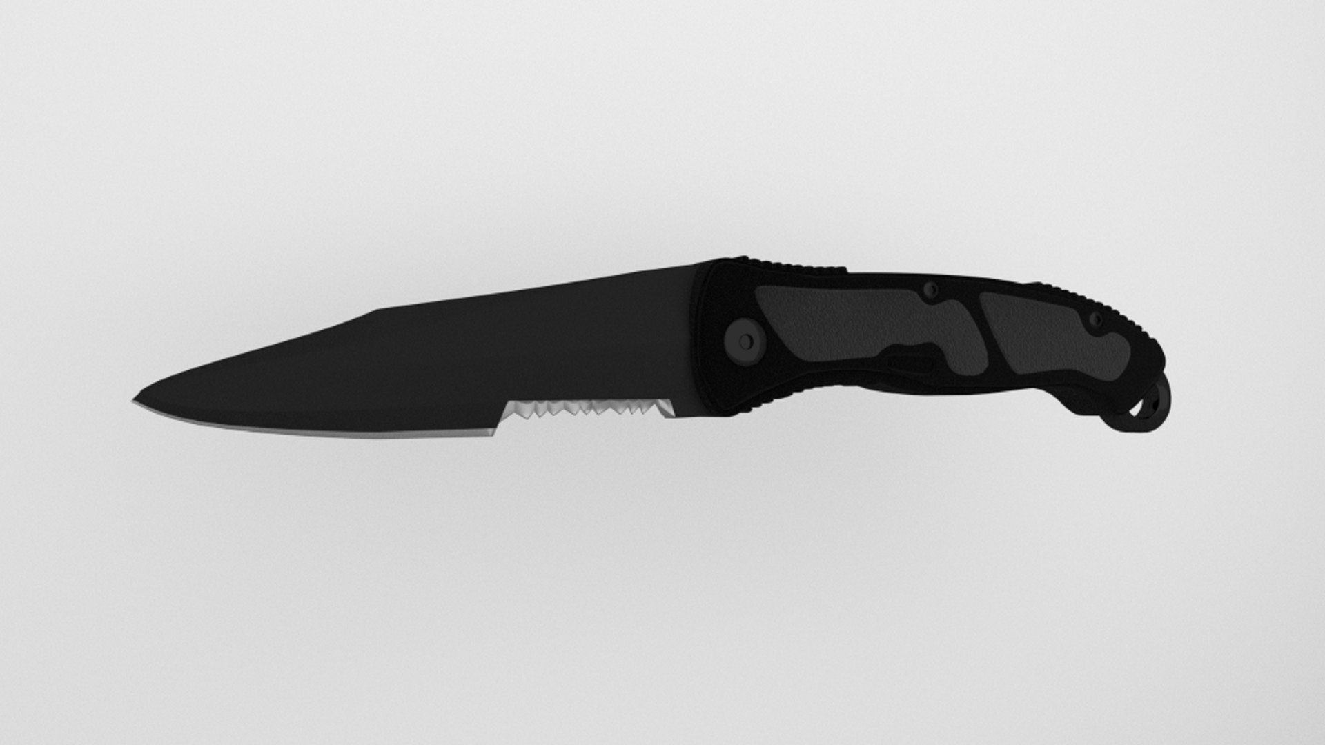 3d Combat Knife Model