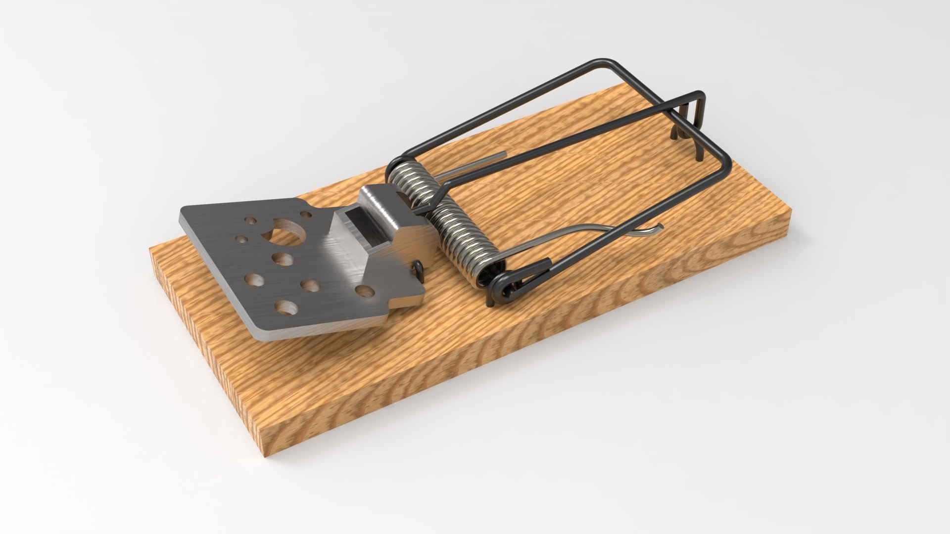 Rat Trigger Trap 3D Model - TurboSquid 2144032