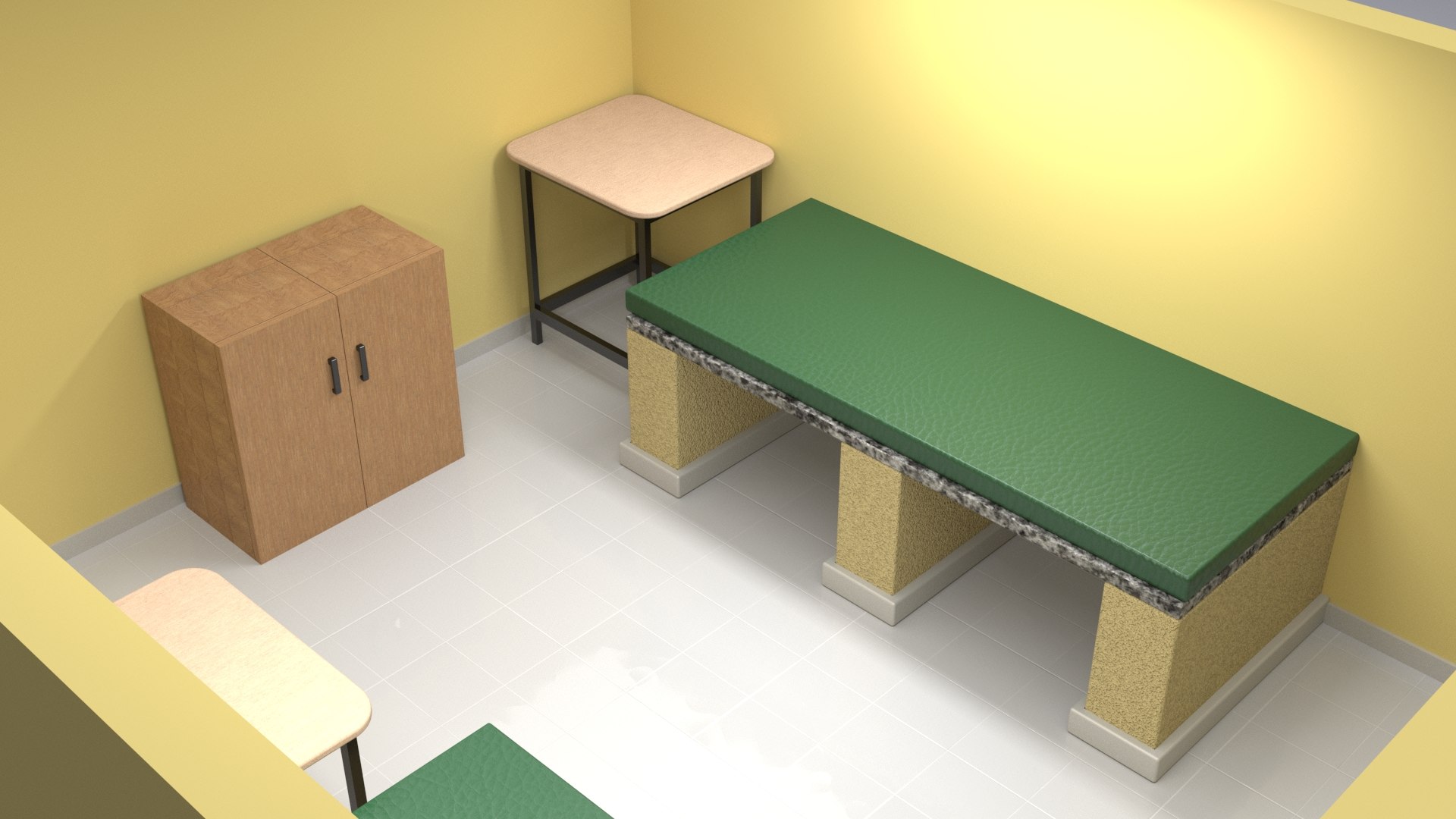 Two Sharing Hostel Room 3D Model 3D - TurboSquid 2094337