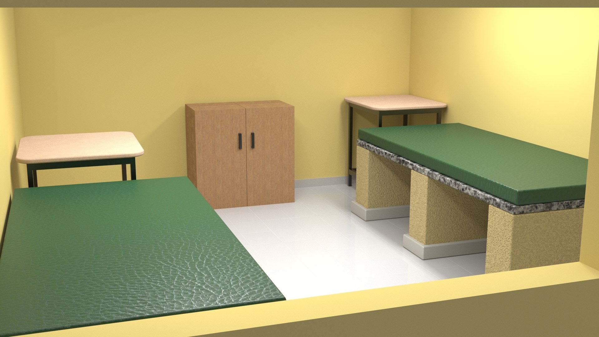Two Sharing Hostel Room 3D Model 3D - TurboSquid 2094337