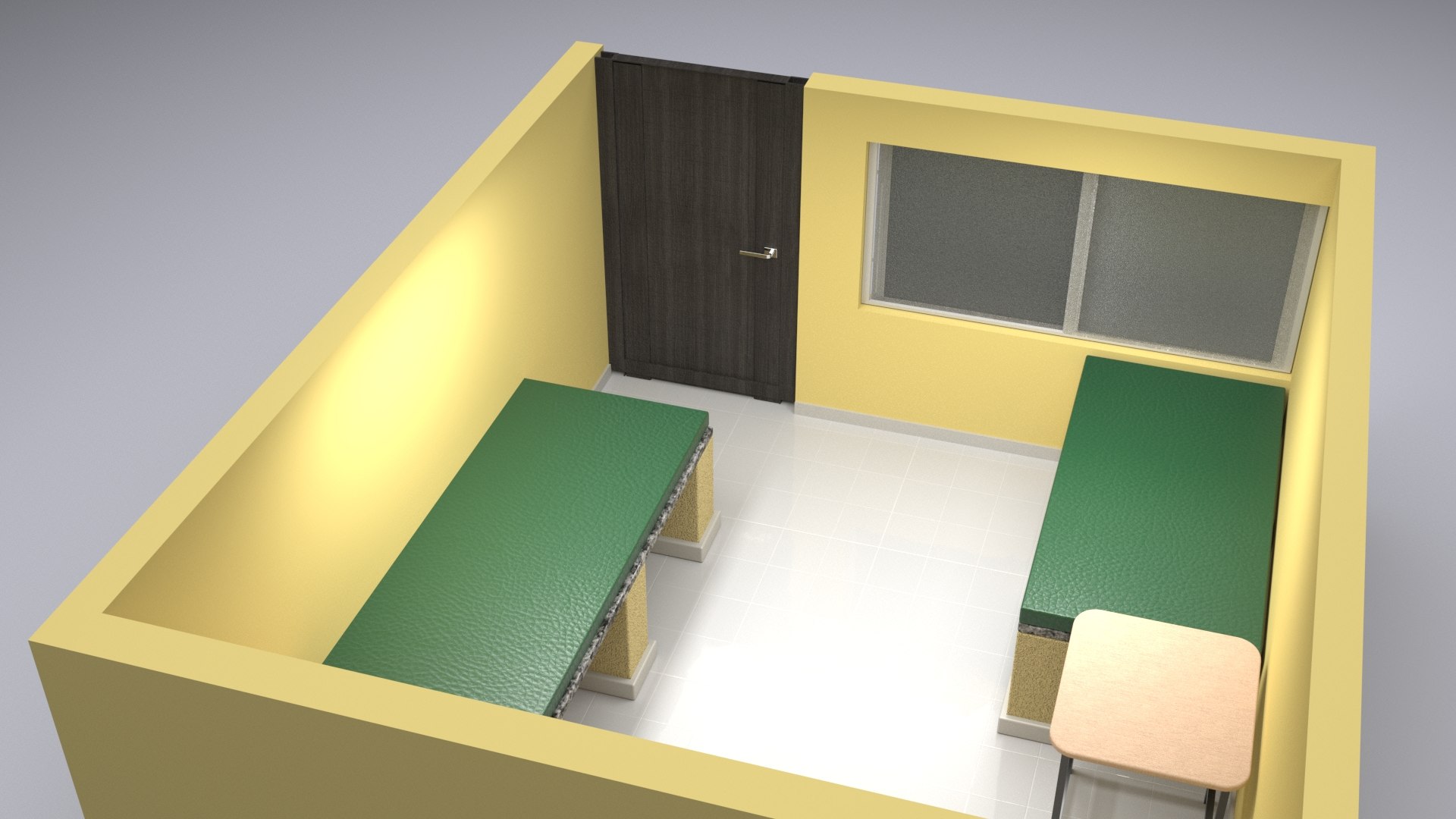 Two Sharing Hostel Room 3D Model 3D - TurboSquid 2094337