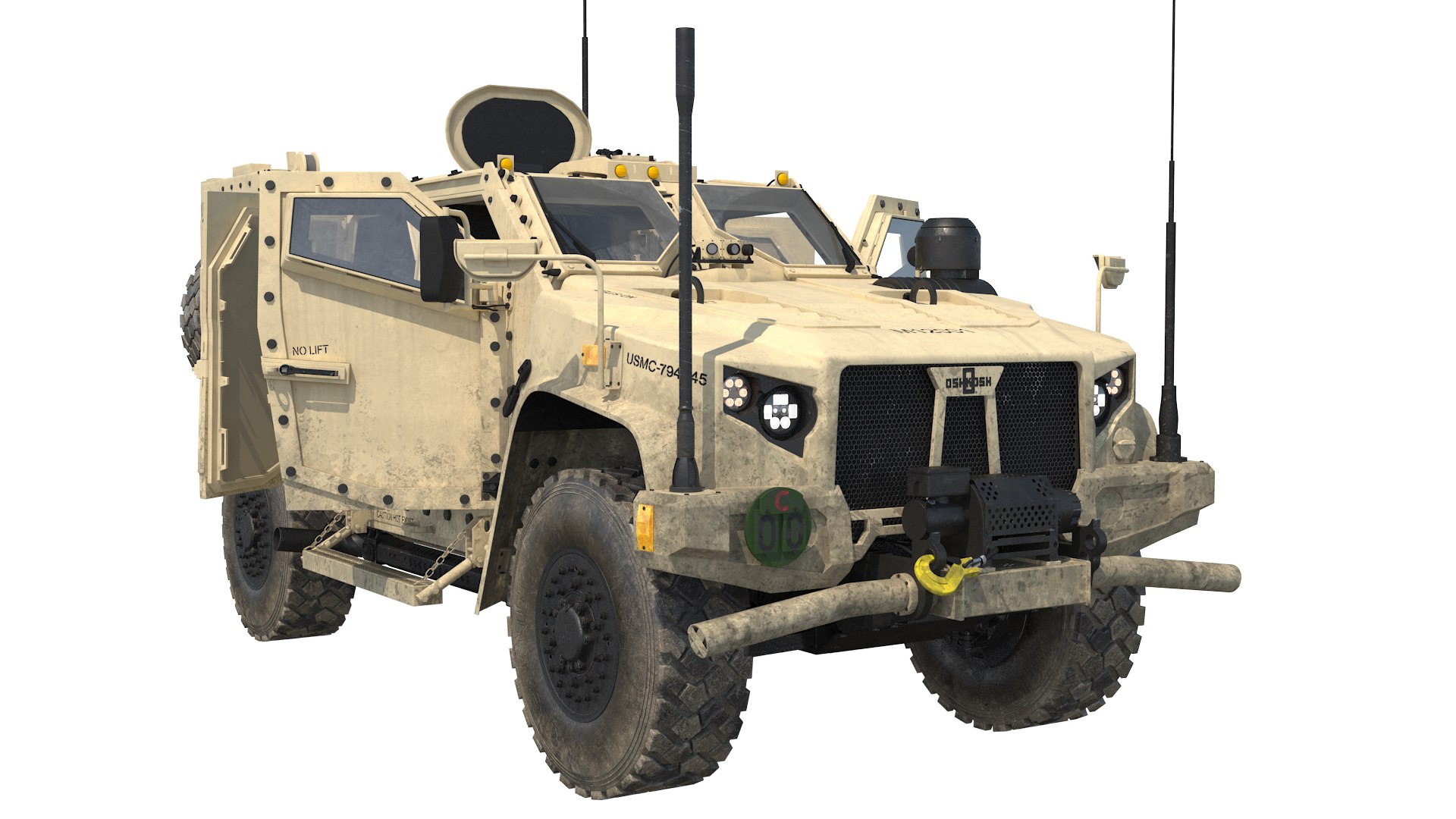 Jltv Oshkosh 3D Model - TurboSquid 2004116