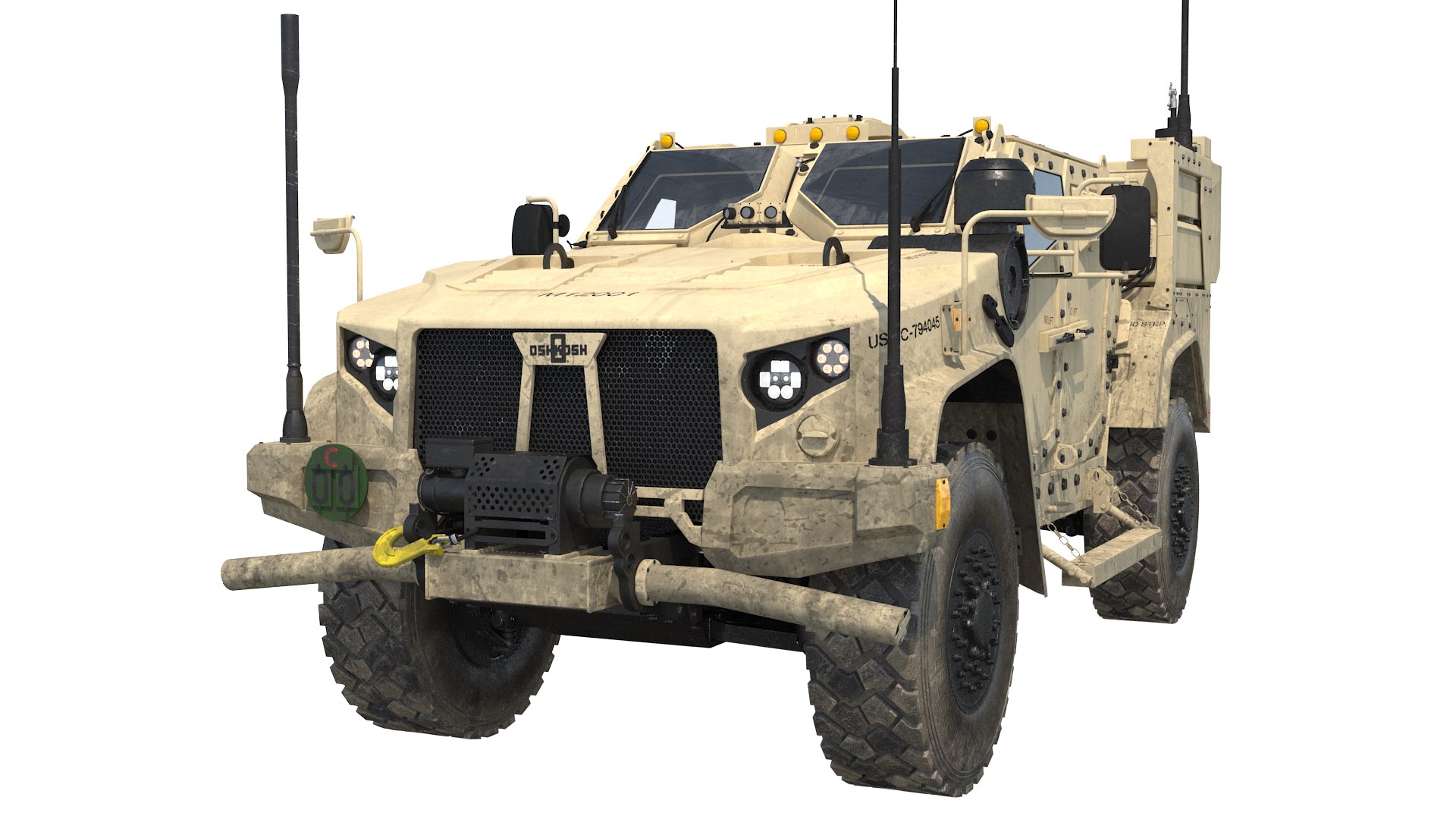 Jltv Oshkosh 3D Model - TurboSquid 2004116