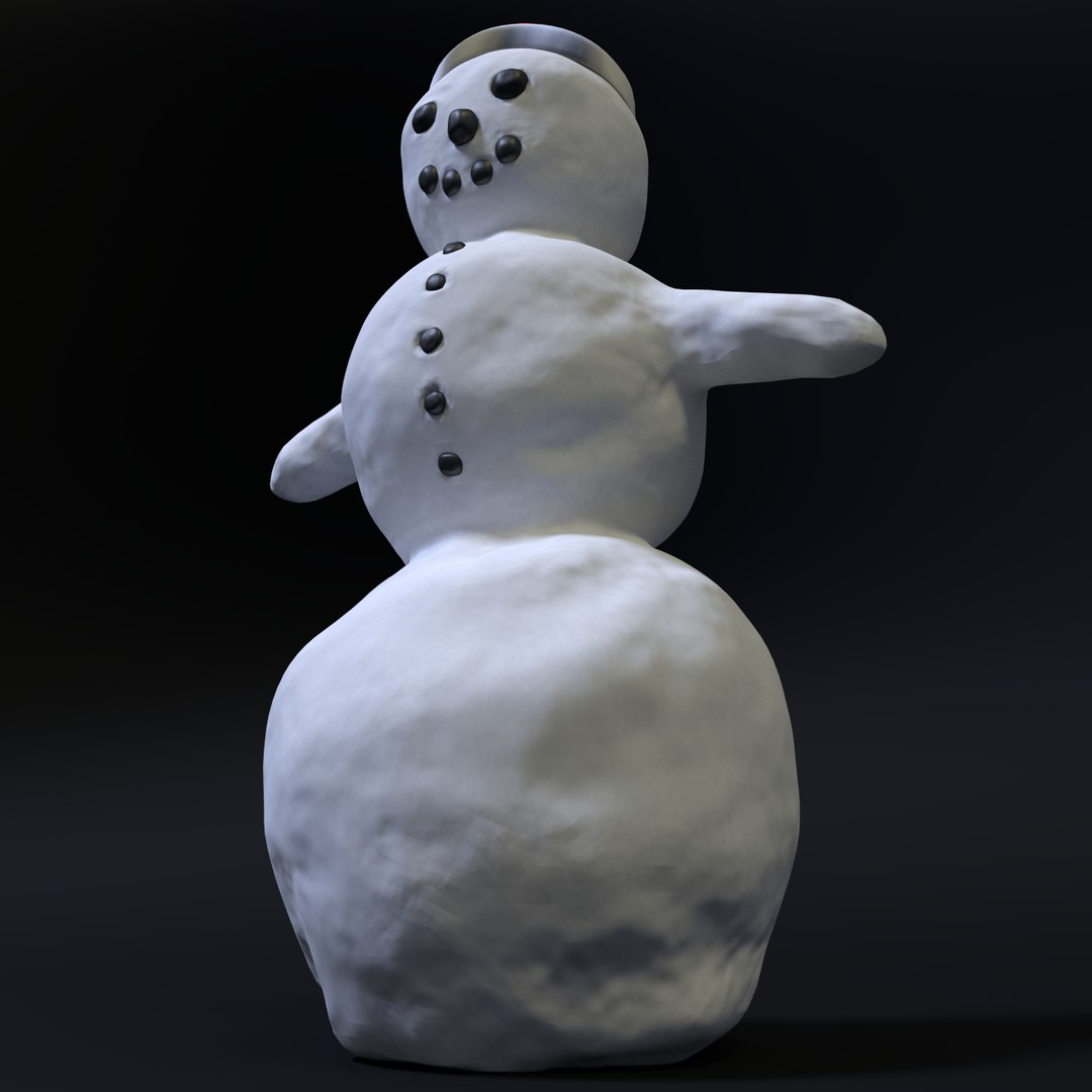 3d snowman winter