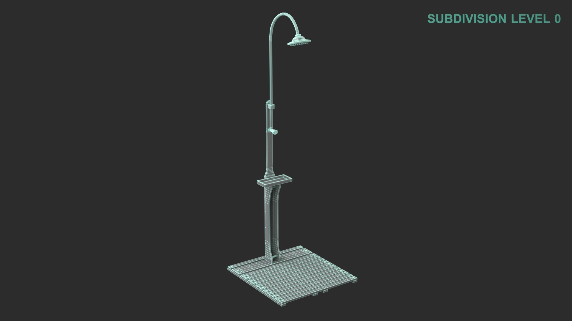 Outdoor Shower 3D - TurboSquid 1804838