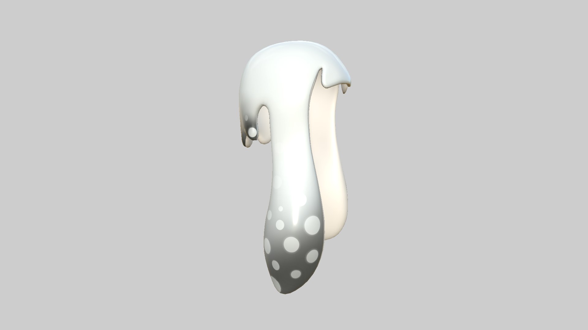 3D Inkling Hair 10 White - Splatoon Character Design Model - TurboSquid ...