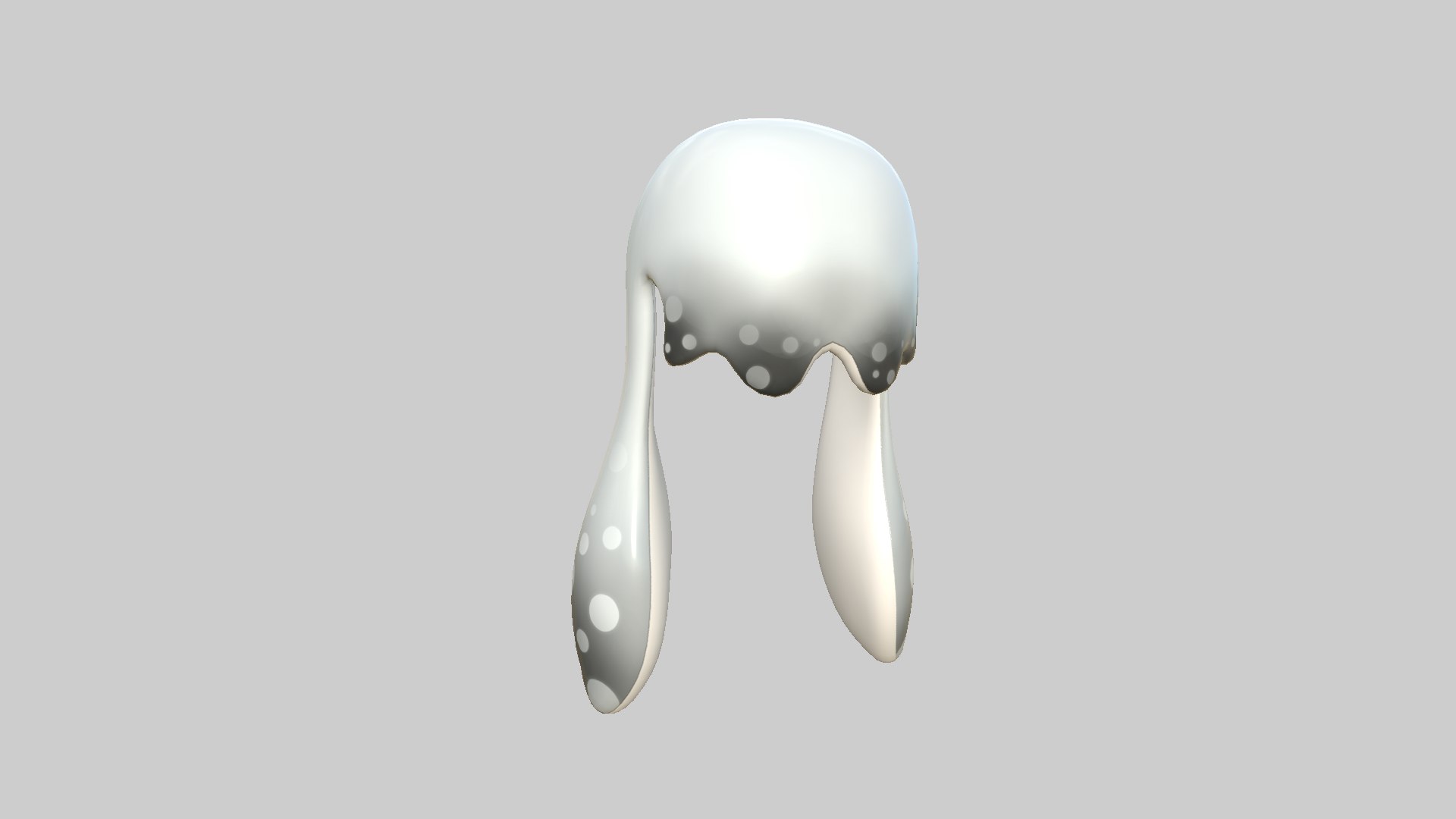 3D Inkling Hair 10 White - Splatoon Character Design Model - TurboSquid ...