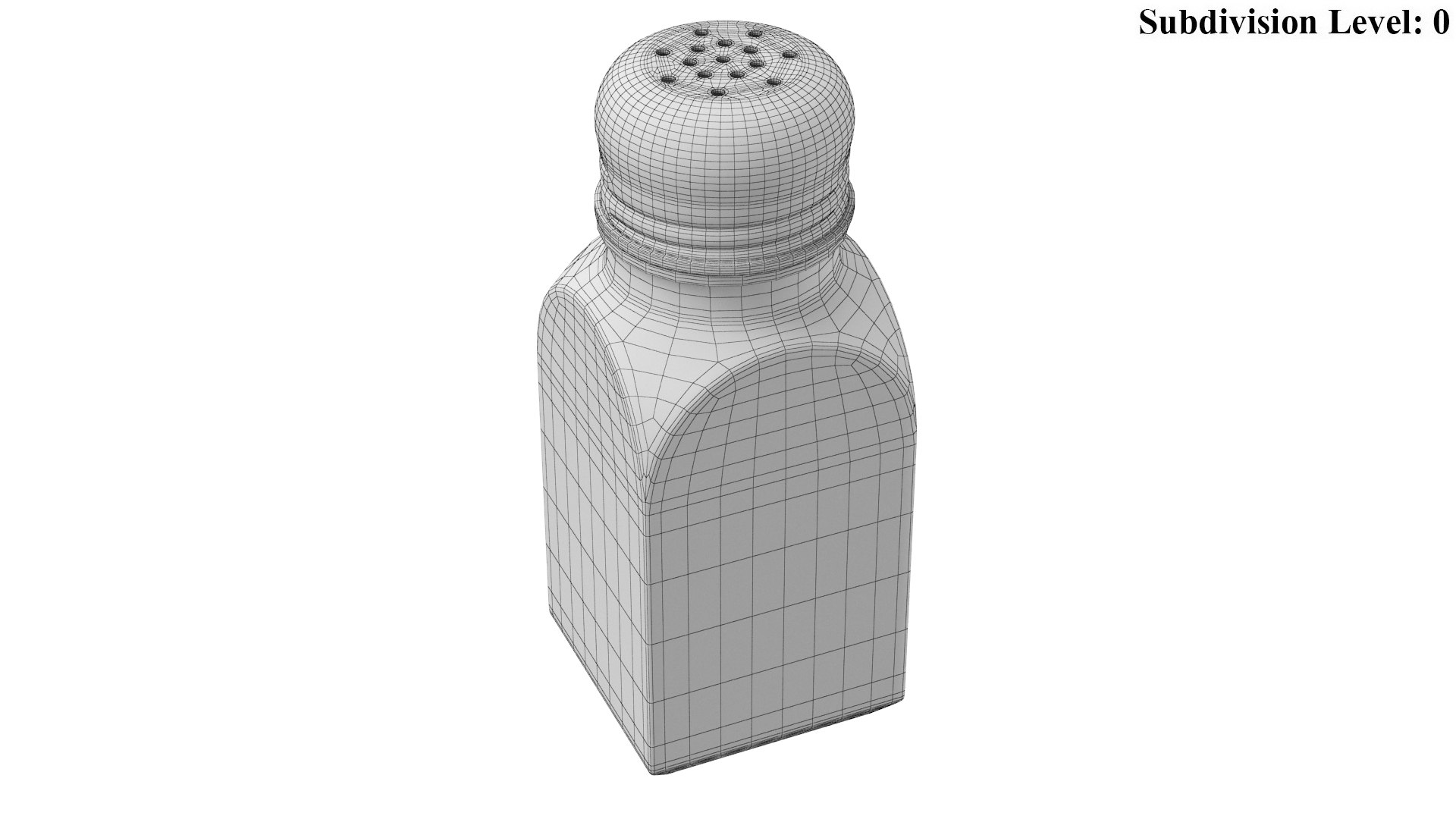 3D Model Salt Shaker Generic - TurboSquid 1925367