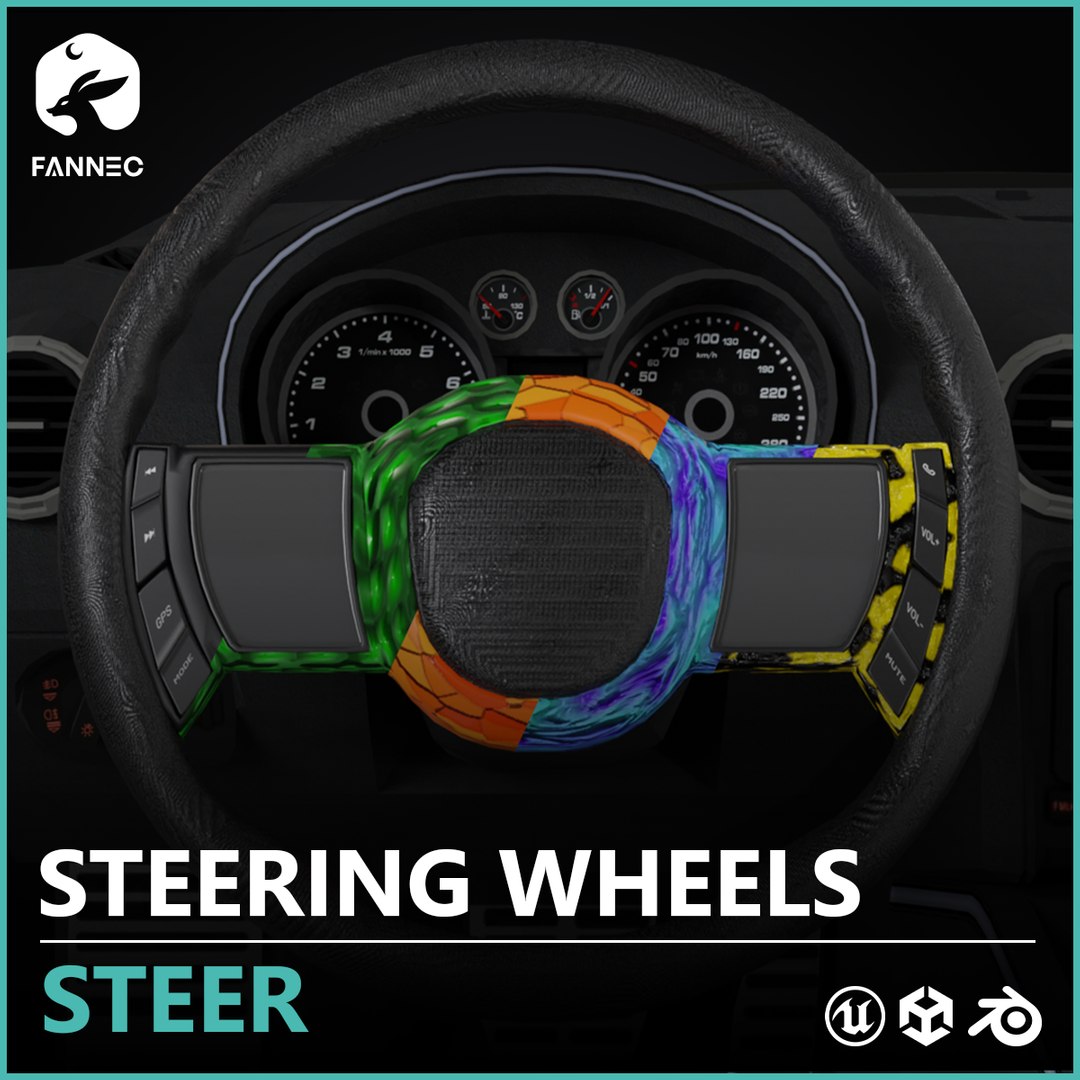 STEER - Steering Wheels Collection - All Formats Model - TurboSquid 2268382