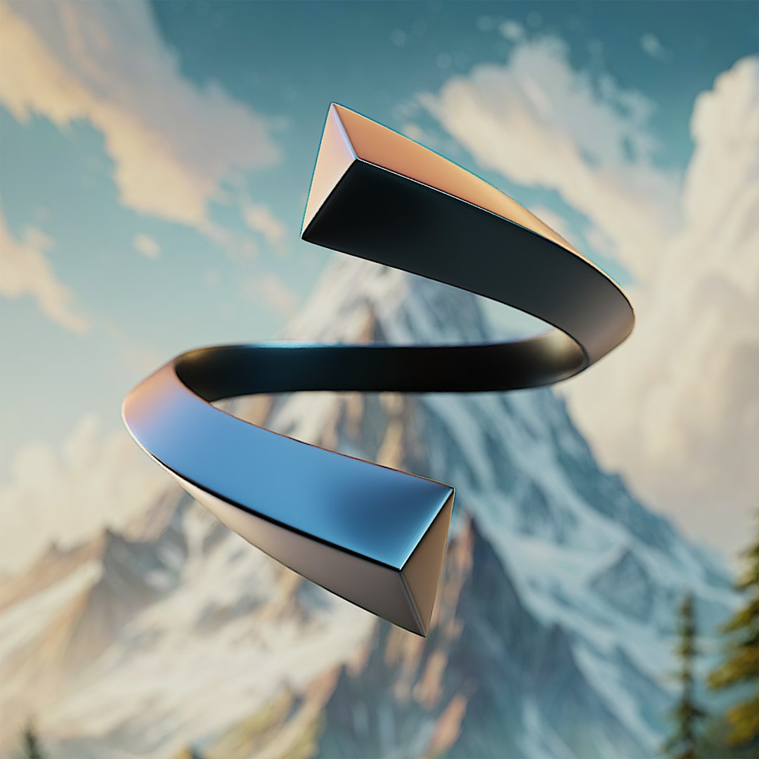 3D Model Twisted Ribbon Ring Design 47 - TurboSquid 2393258