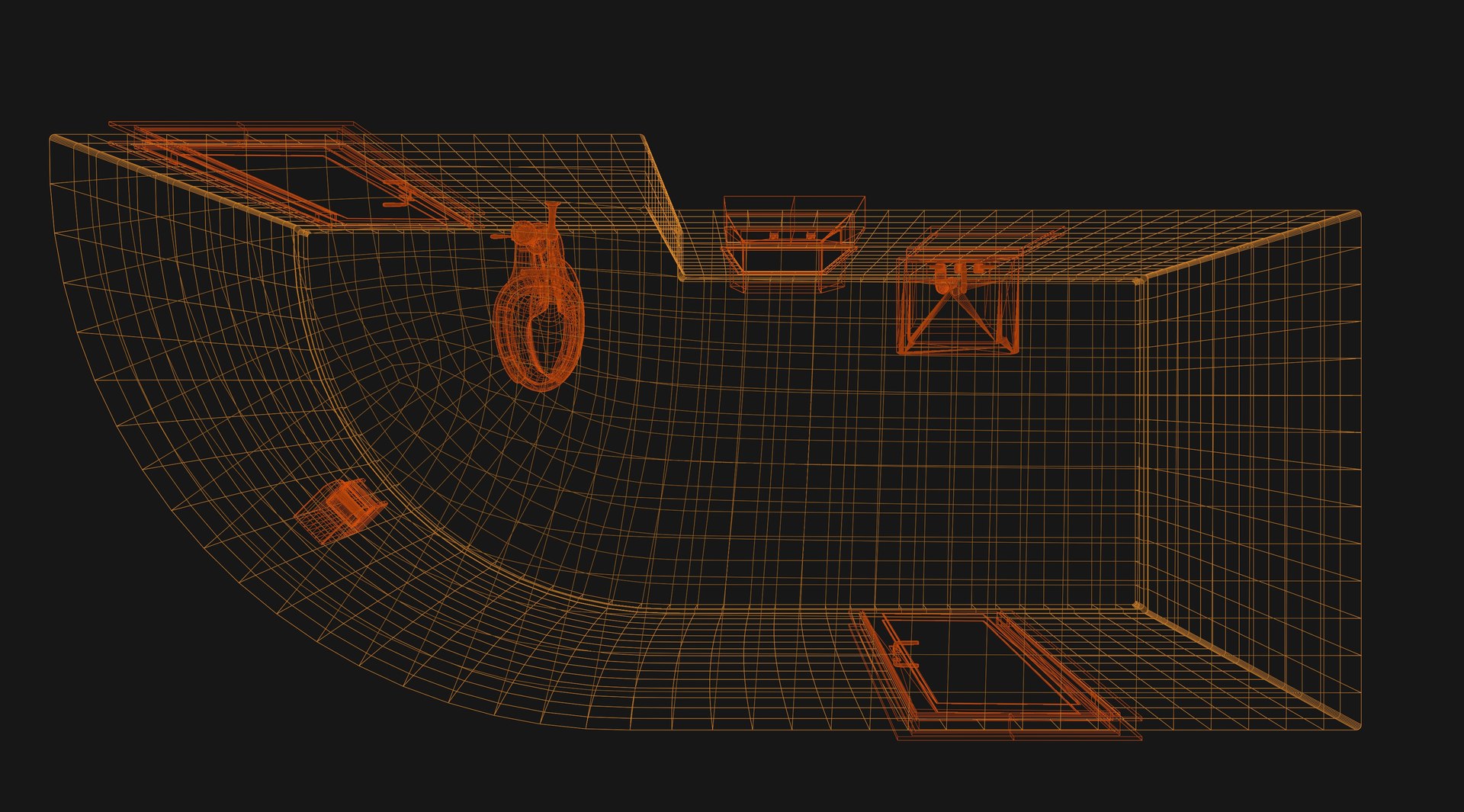 Solomon R Guggenheim Museum Golden Toilet 3D - TurboSquid 2092783