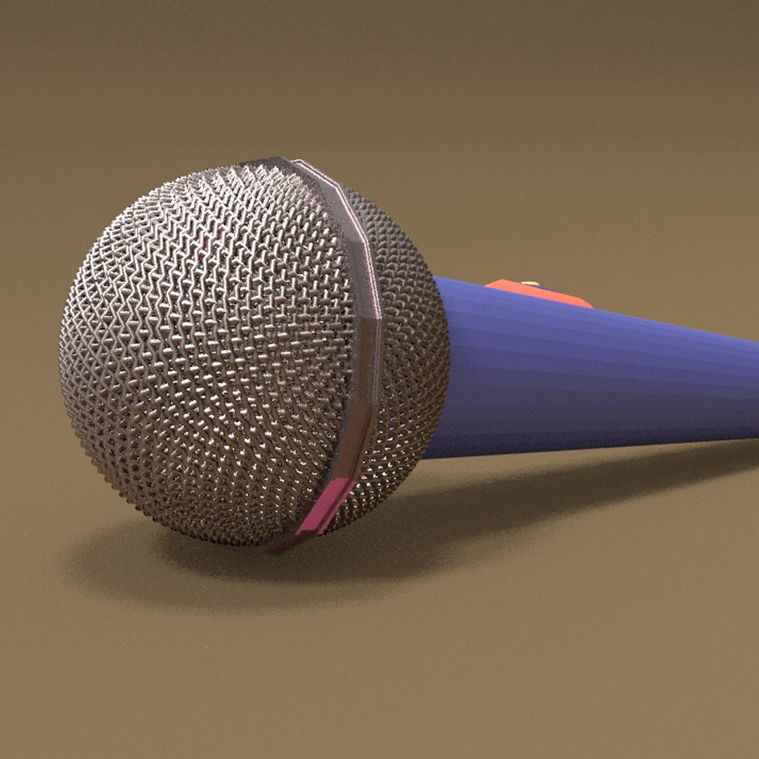 Microphone Condenser 3D Model - TurboSquid 1483234