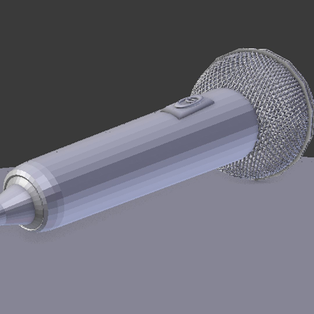 Microphone Condenser 3D Model - TurboSquid 1483234