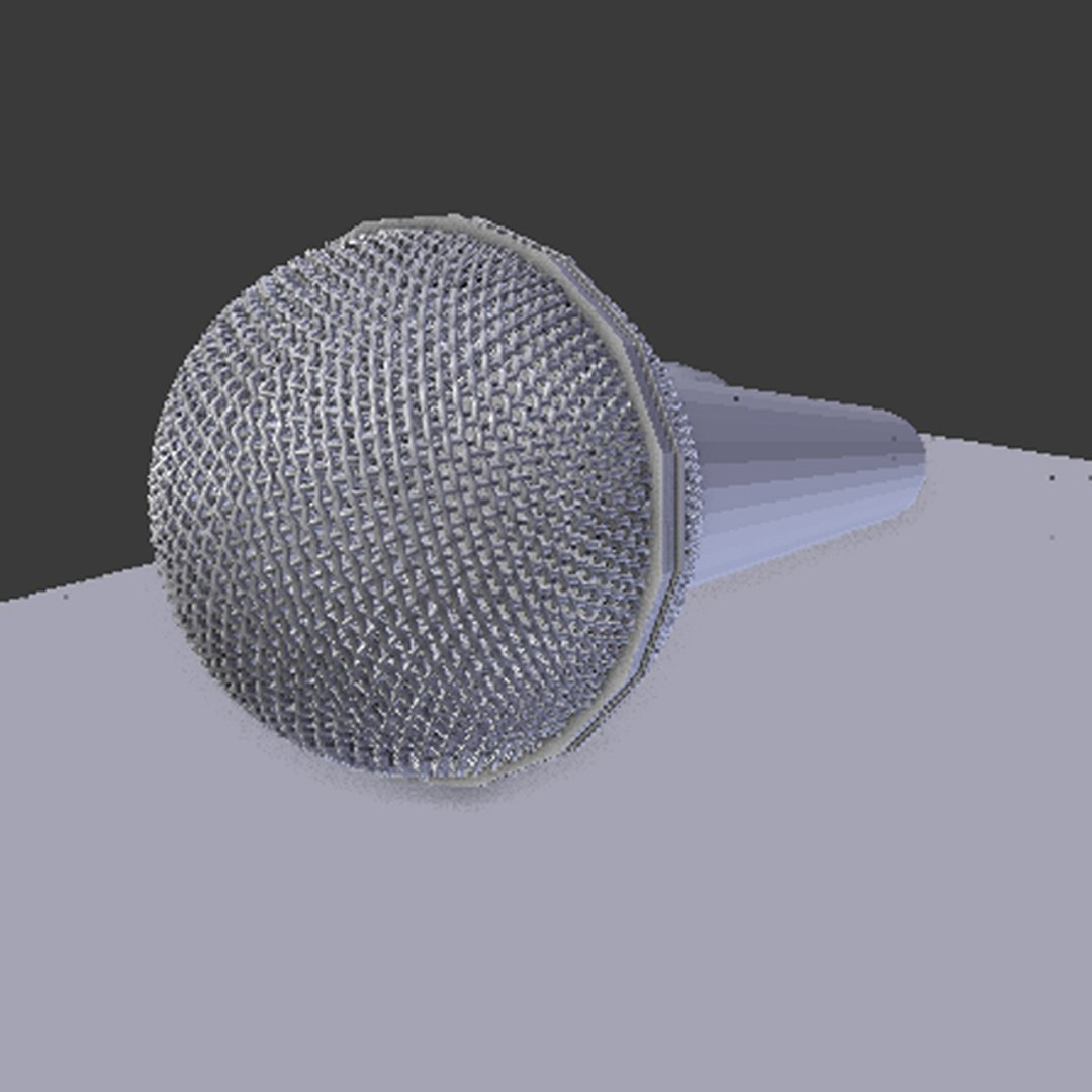 Microphone Condenser 3D Model - TurboSquid 1483234