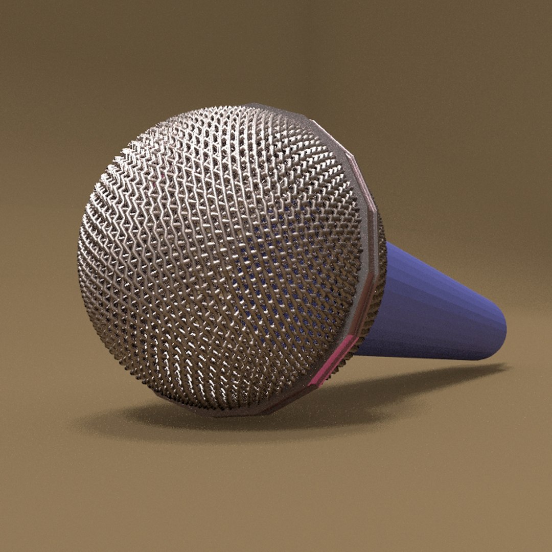 Microphone Condenser 3D Model - TurboSquid 1483234