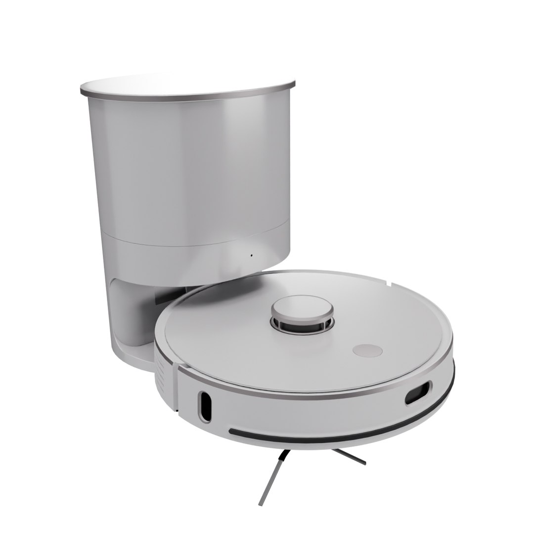 3D Robot Vacuum With Automatic Cleaning Base High Poly - TurboSquid 2163154