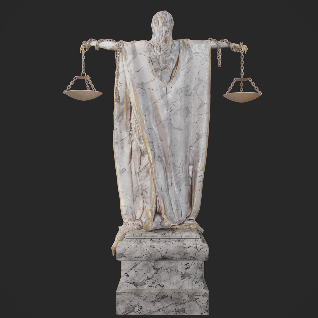 Themis Sculpture LowPoly 3D Model - TurboSquid 1921123