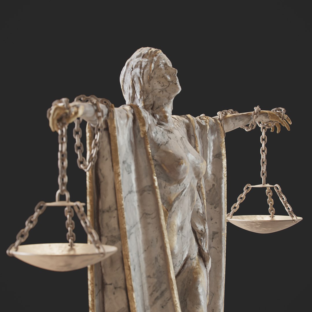 Themis Sculpture LowPoly 3D Model - TurboSquid 1921123