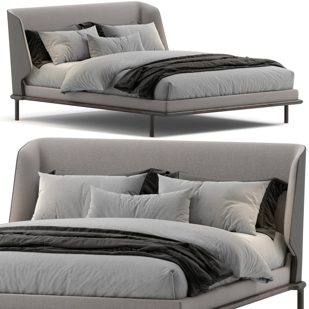 Frigerio Alfred Double Bed 3D Model - TurboSquid 1831646