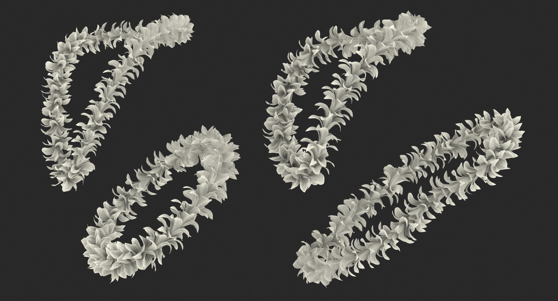 3d Hawaiian Leis Model