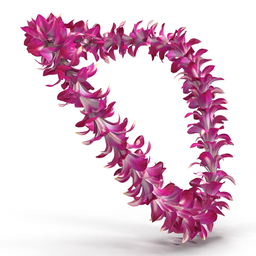 3d hawaiian leis model