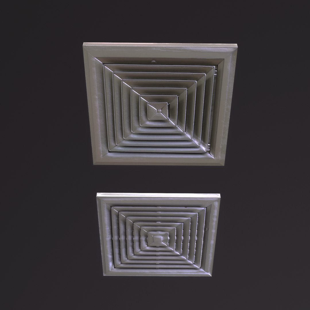3D AC Duct Vent - TurboSquid 2257066