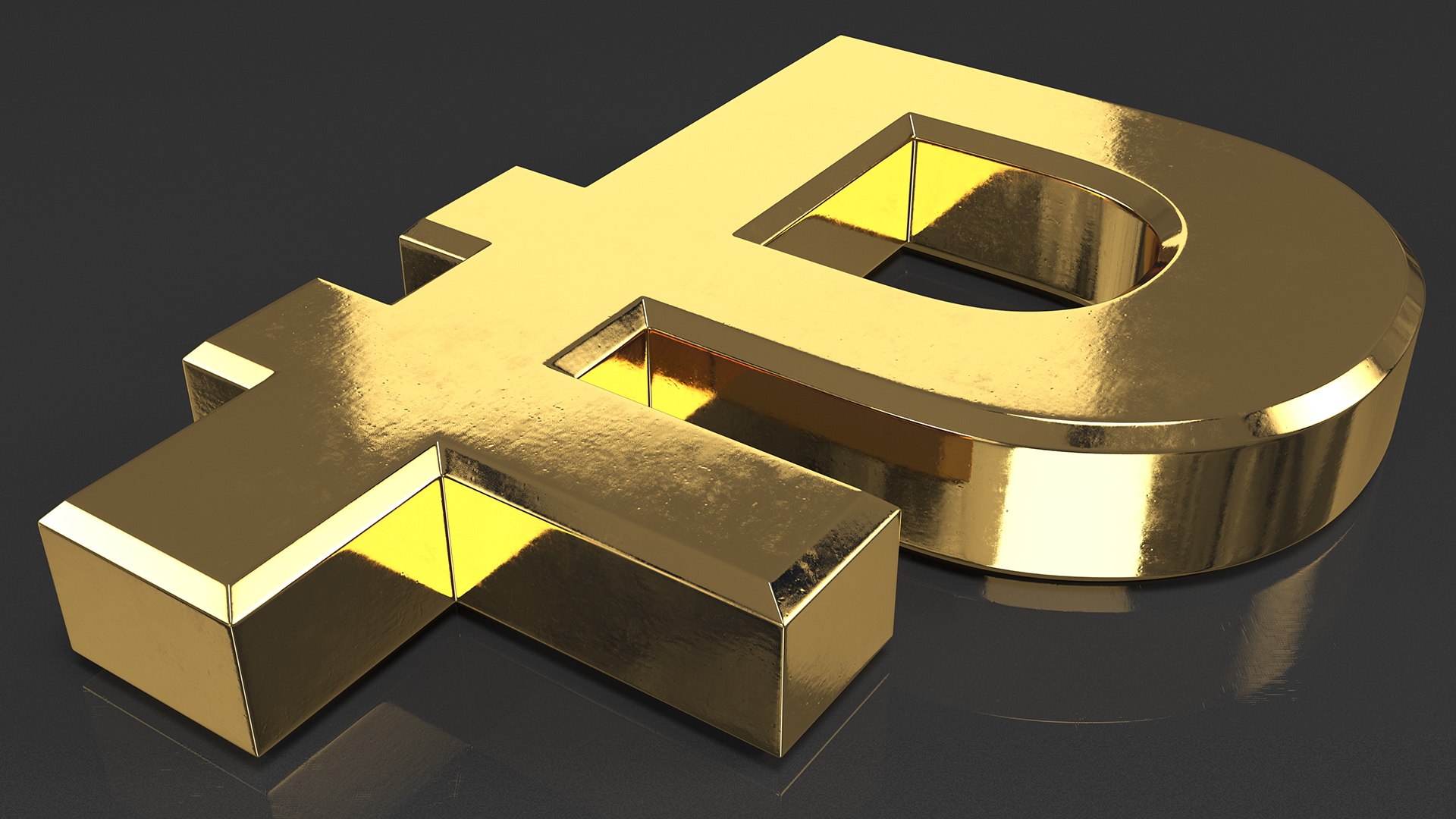 Russian rouble currency symbol 3D model - TurboSquid 1685721