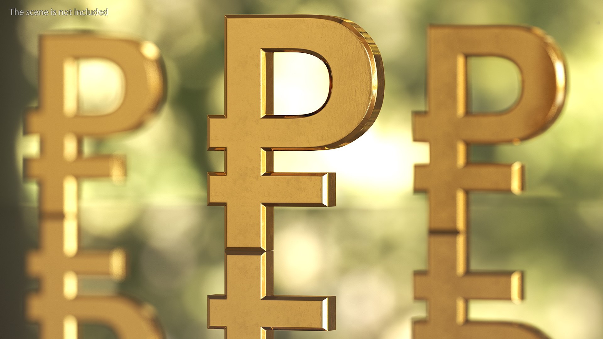 Russian rouble currency symbol 3D model - TurboSquid 1685721