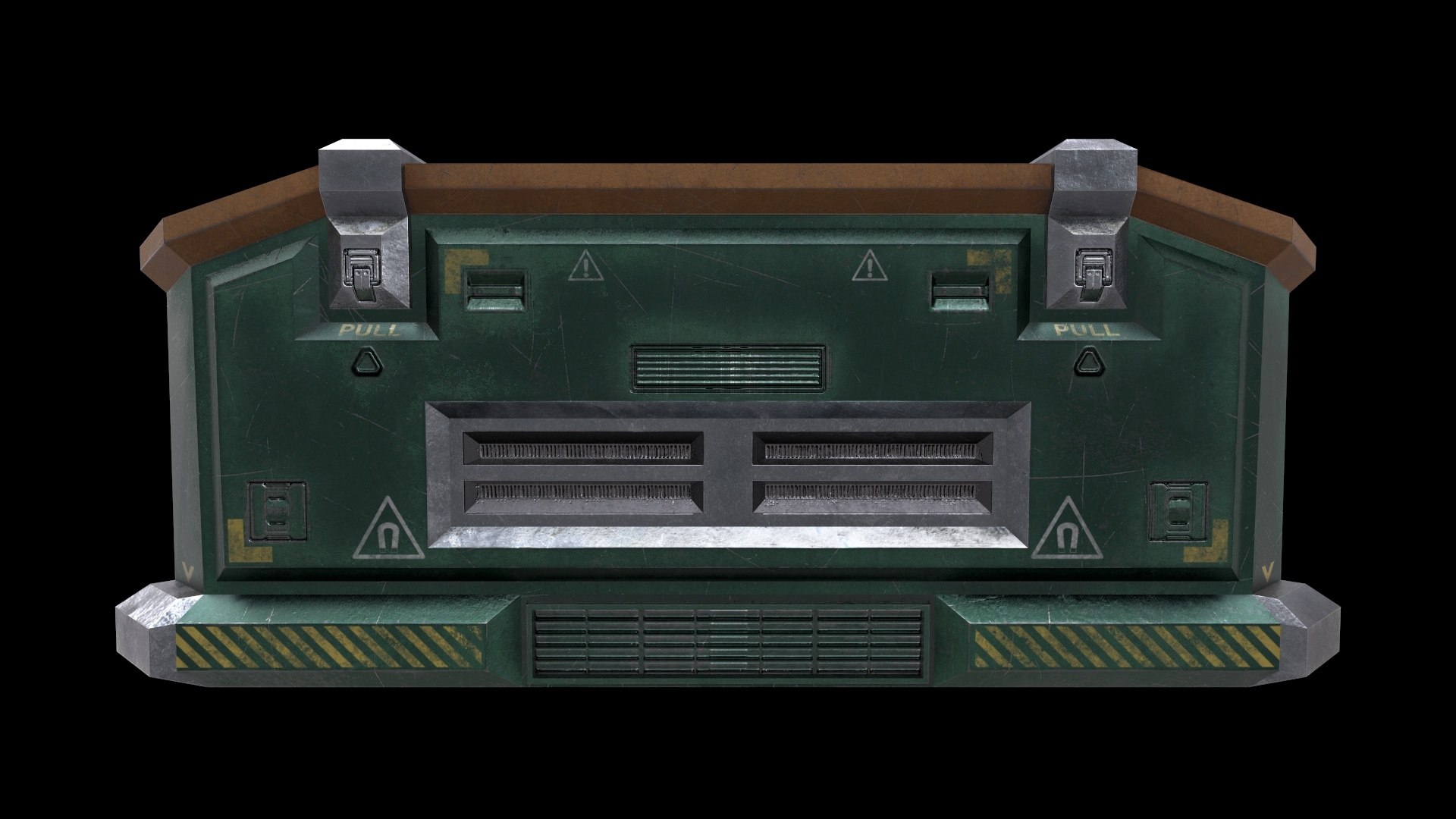 Crate Container Box Openable 3D Model - TurboSquid 1554457