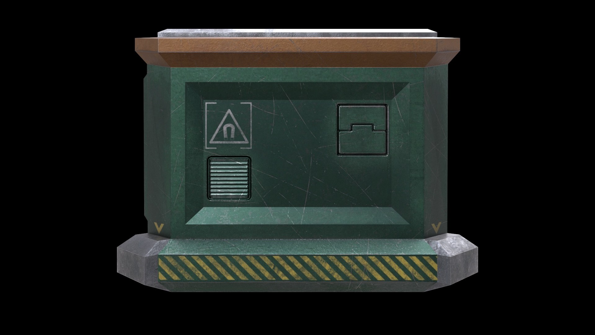 Crate Container Box Openable 3D Model - TurboSquid 1554457