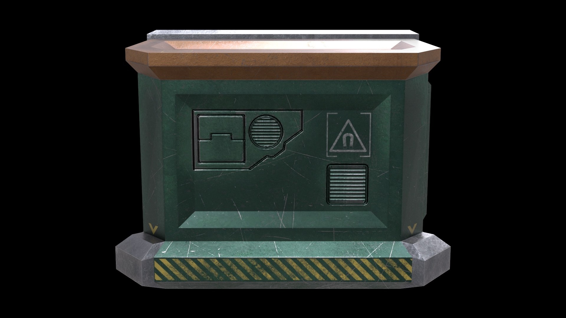 Crate Container Box Openable 3D Model - TurboSquid 1554457
