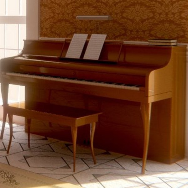 piano 3d model