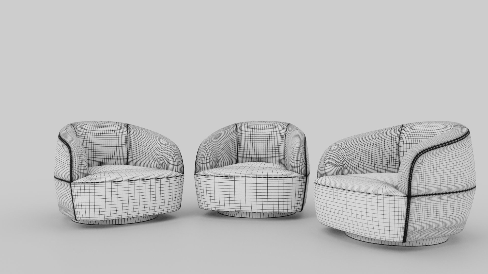 Sumo Lounge Chair By Holly Hunt 3D - TurboSquid 1997159