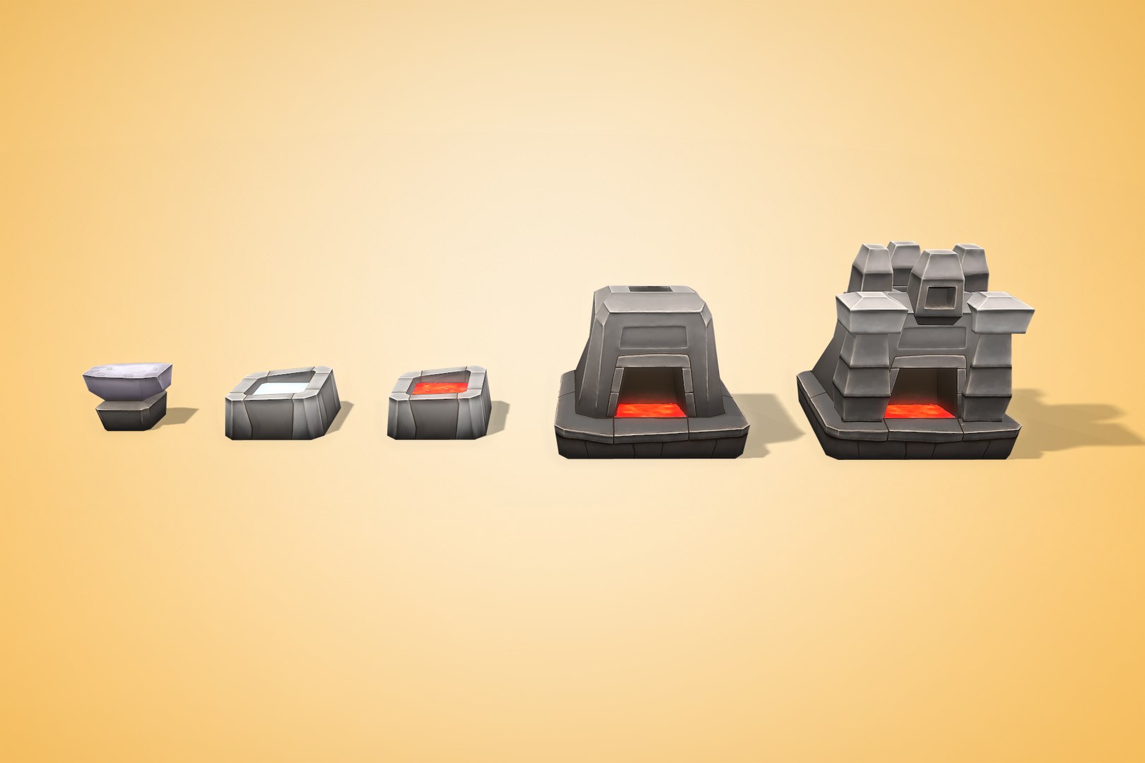 3D Dwarf RTS Fantasy Buildings - TurboSquid 1795616