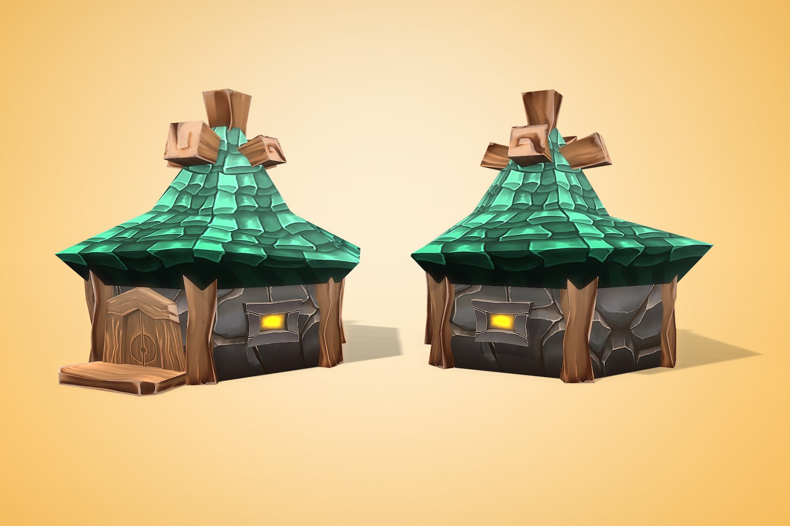 3D Dwarf RTS Fantasy Buildings - TurboSquid 1795616