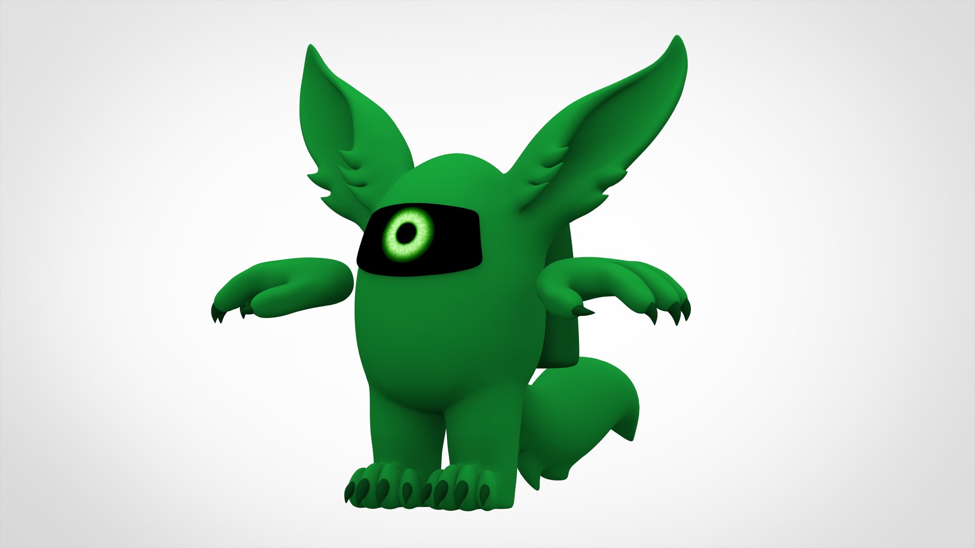 Green Werewolf 3D - TurboSquid 1631274