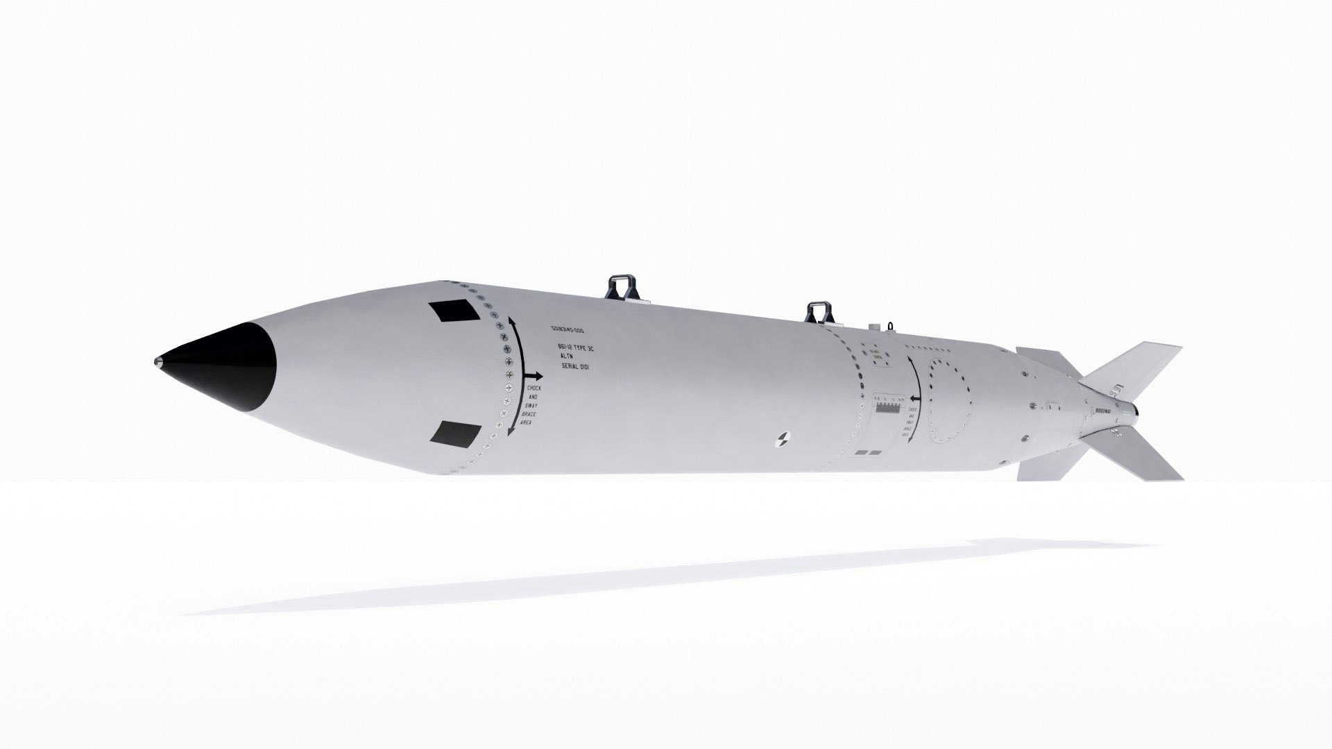 3D Model B61-12 Nuclear Bomb - TurboSquid 2288958