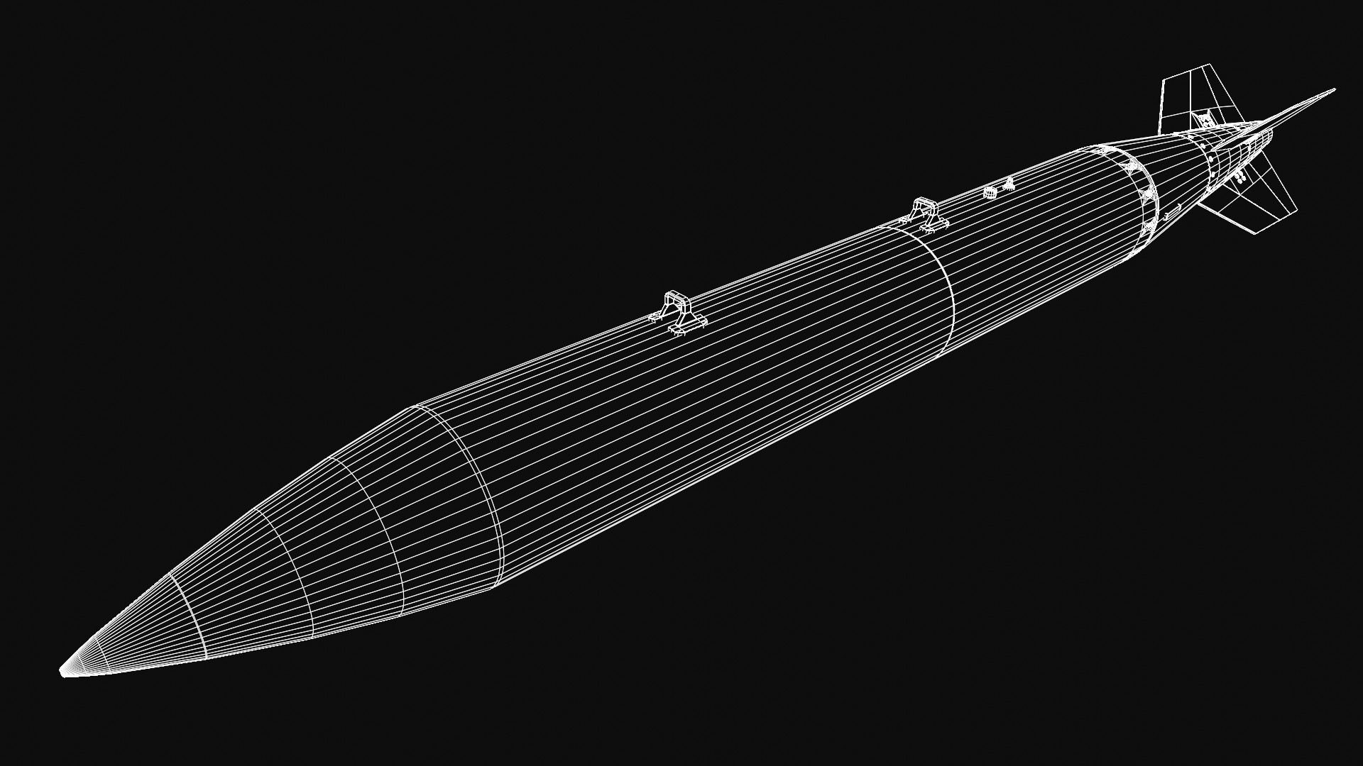 3D Model B61-12 Nuclear Bomb - TurboSquid 2288958